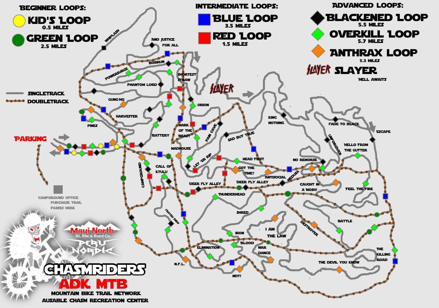 Ausable Chasm photo || SINGLETRACKS.COM