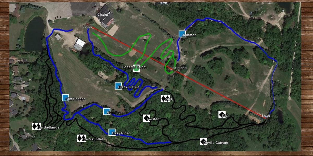 Switz Bike Park (Little Switzerland) Mountain Bike Trail in Slinger ...