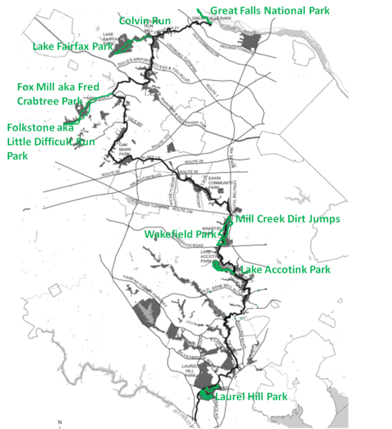 75 Miles of Urban Singletrack: A Day on Fairfax's Cross County Trail ...