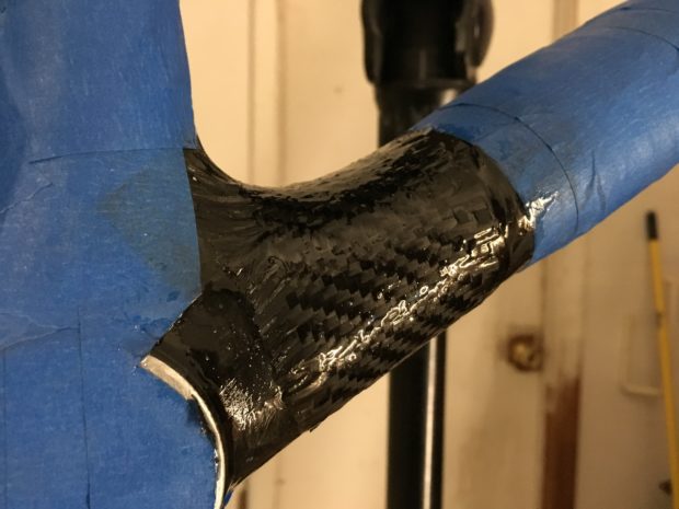 How To Repair a Carbon Bike Frame at Home - Singletracks Mountain Bike News