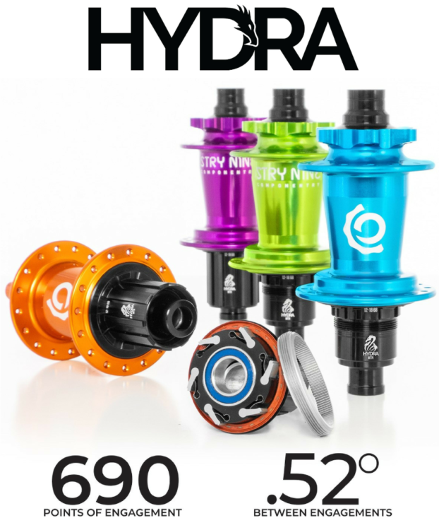 Industry Nine's Hydra Freehub Clicks 690 Points Of Engagement, While ...