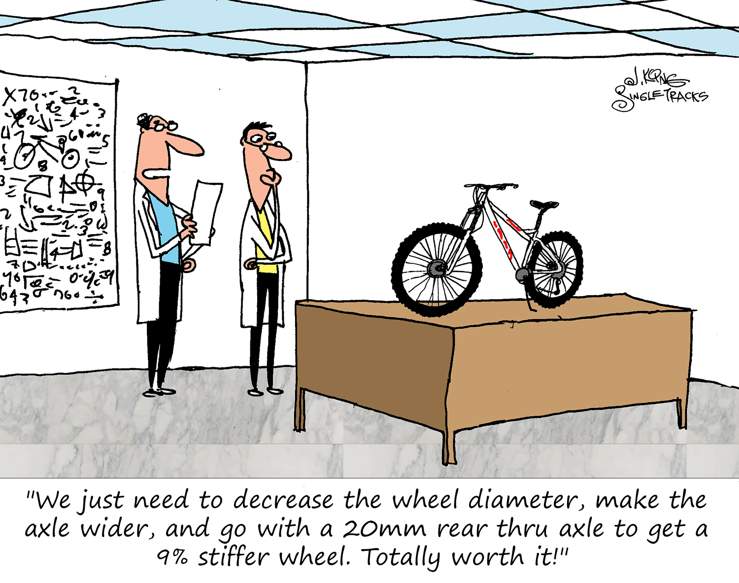 Every Little Bit Counts [MTB Cartoon] - Singletracks Mountain Bike News