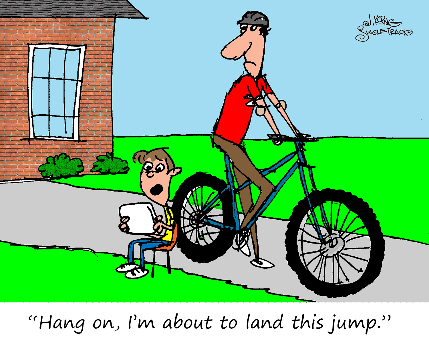 Virtual MTB Skills Progression [Cartoon] - Singletracks Mountain Bike News