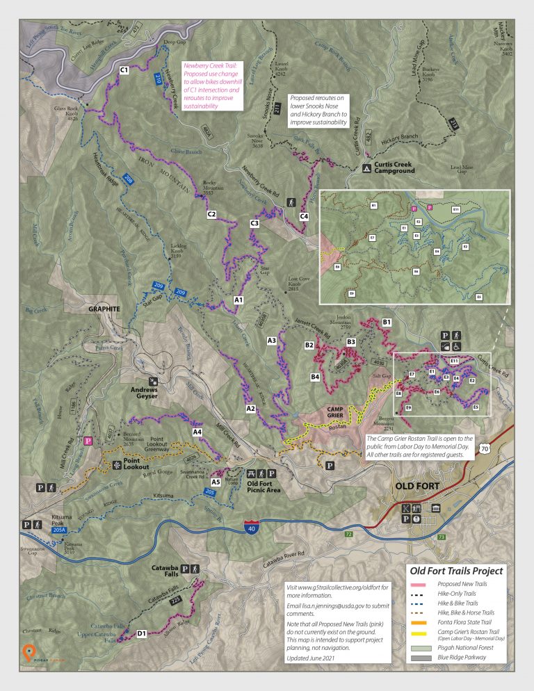 42 Miles of New, Accessible MTB Trails Planned for Pisgah and Old Fort ...
