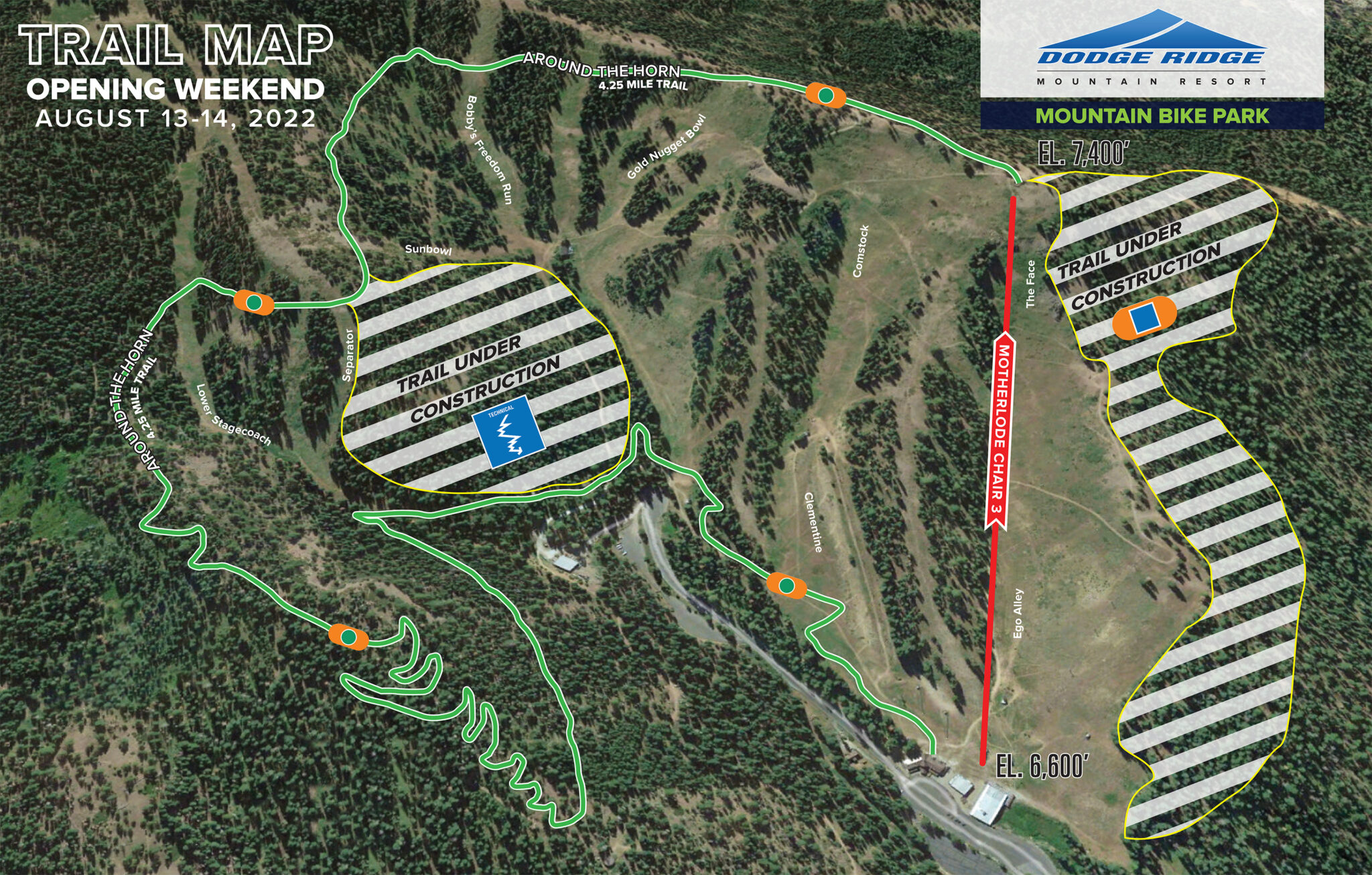 New Lift-Served Trails in California, Southeast Singletrack Ribbon ...