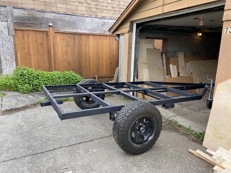 How I Built My Own DIY Overland Camper Trailer for MTB Trips ...