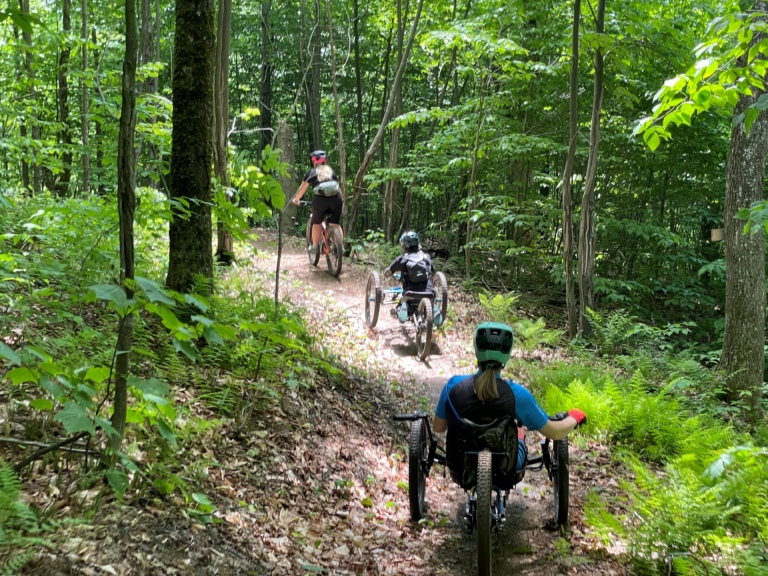 The first multi-day segment of the 485-mile Velomont trail is now open ...