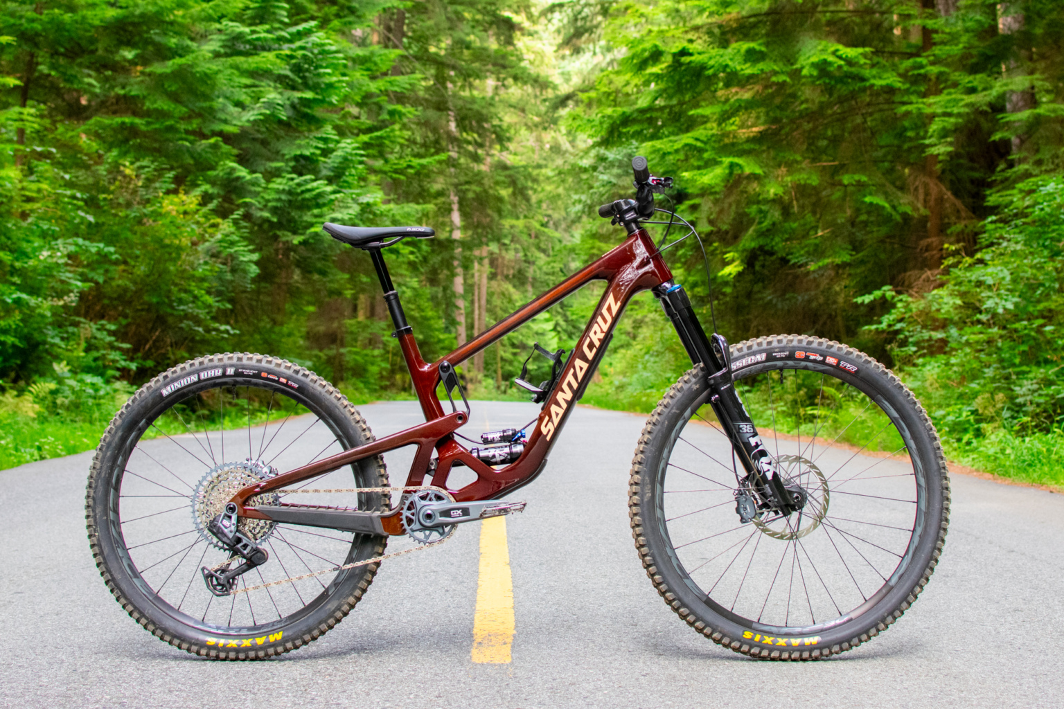 First look at the new Santa Cruz Bronson 5 with reduced anti-squat ...