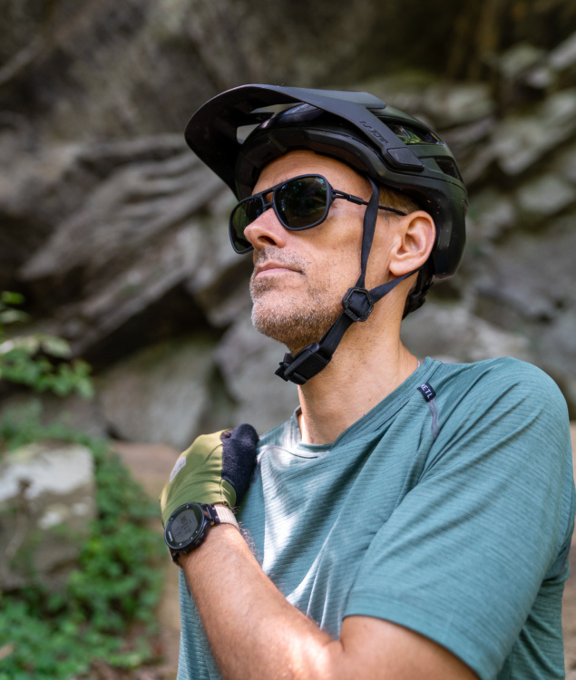 I can read my GPS on the trail again! EVinfinity lenses work like magic ...