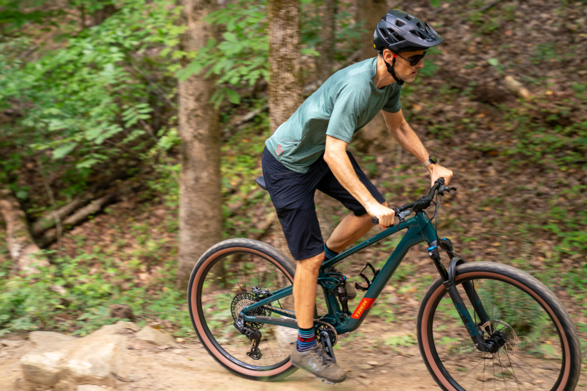 The Trek Top Fuel relies heavily on its climb switch for a ride that's ...
