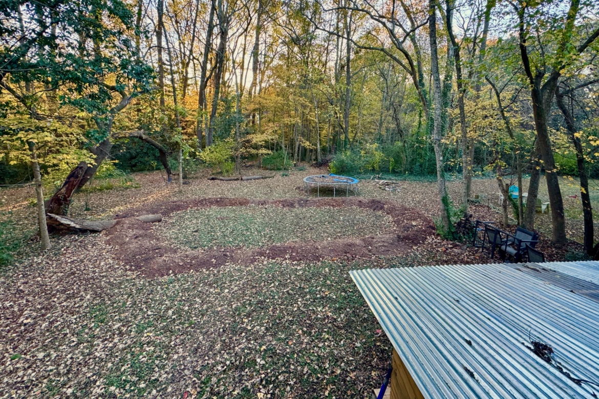 One of my 2025 MTB goals is to build a backyard pump track ...