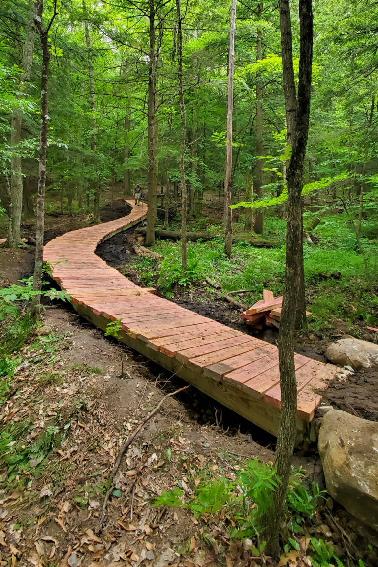 A 45-mile bike-optimized singletrack loop has been built around a lake ...