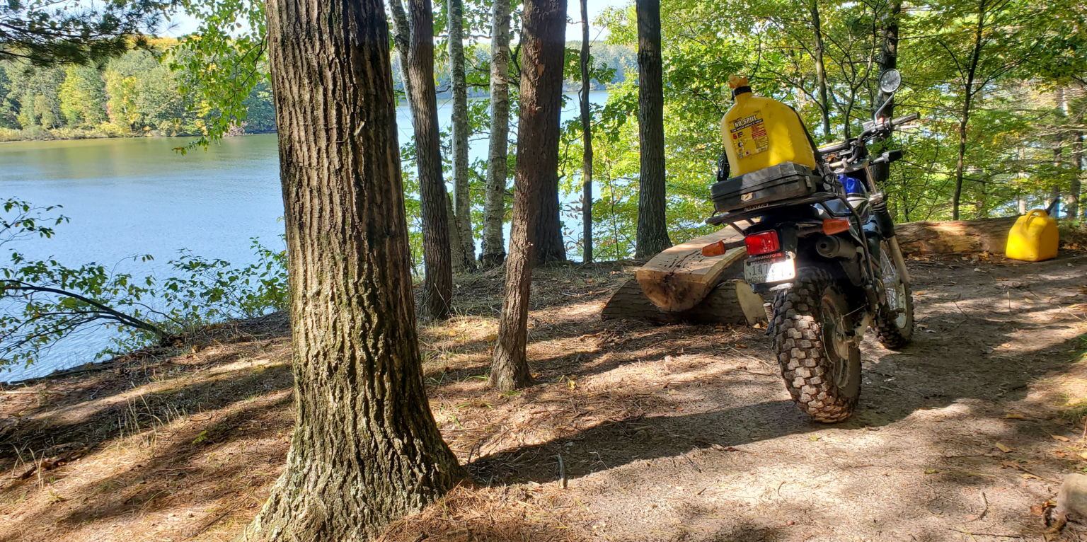 A 45-mile bike-optimized singletrack loop has been built around a lake ...