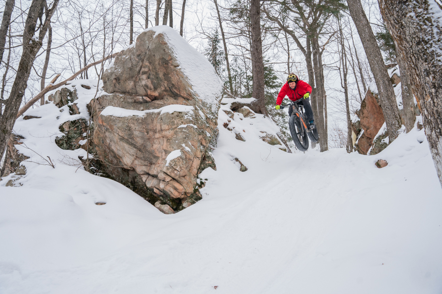 Biking big berms and rowdy drops... in the winter?! Sault Ste. Marie is ...