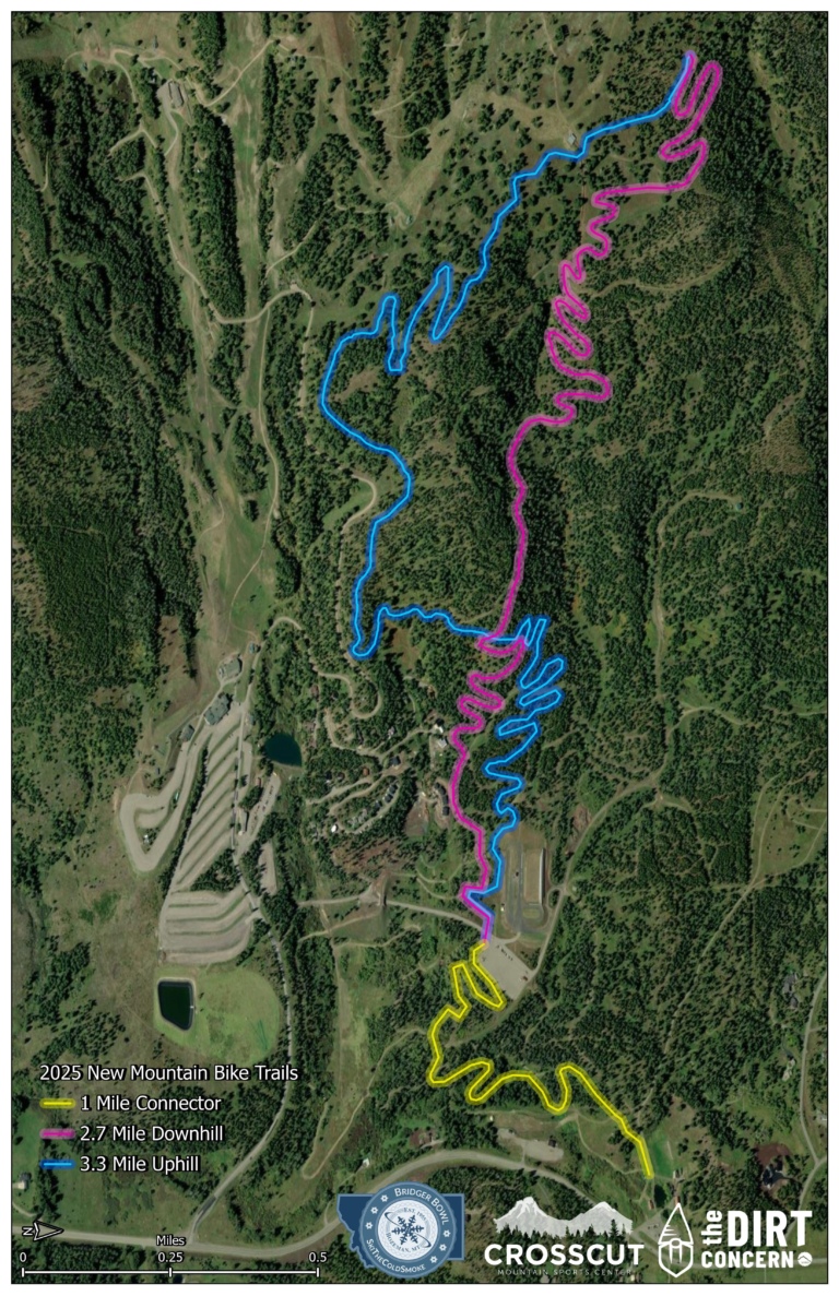 The first flow trails in Bozeman, MT, are being built on private land ...