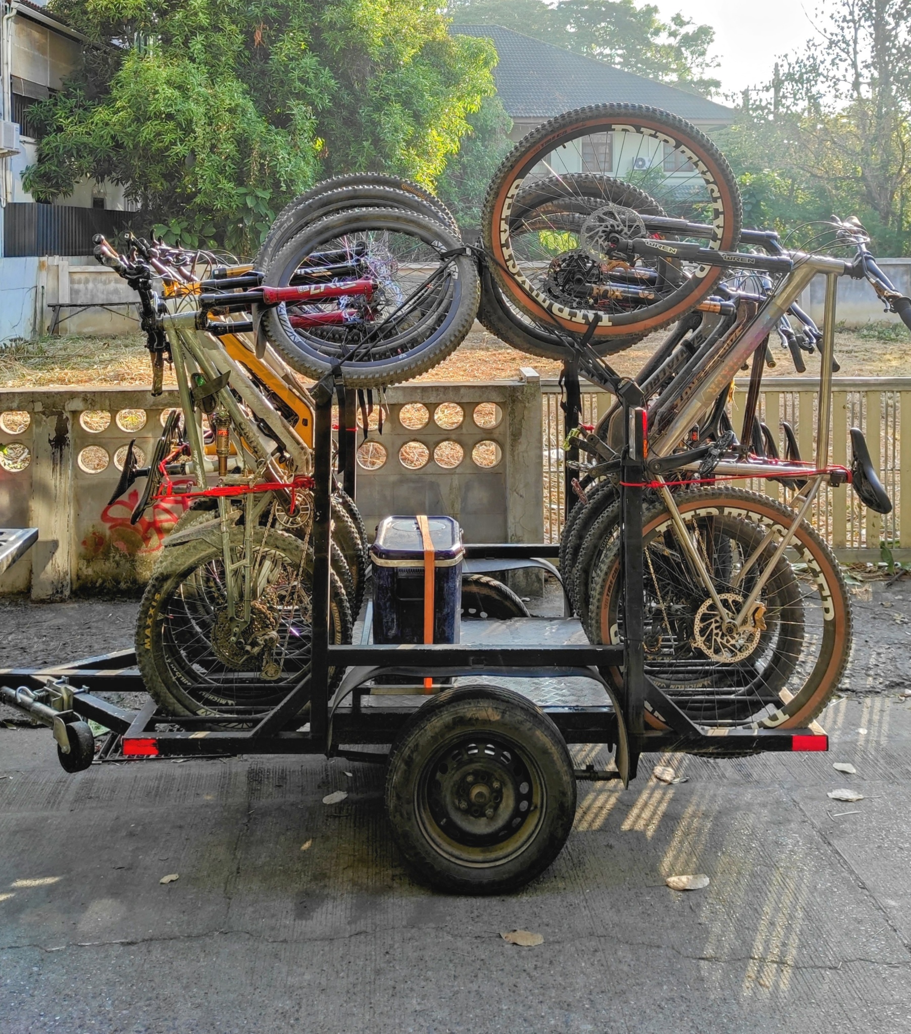 David Folch has designed 32- and 36-inch bikes and tires for tall ...