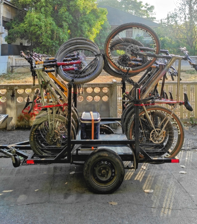 David Folch has designed 32- and 36-inch bikes and tires for tall ...